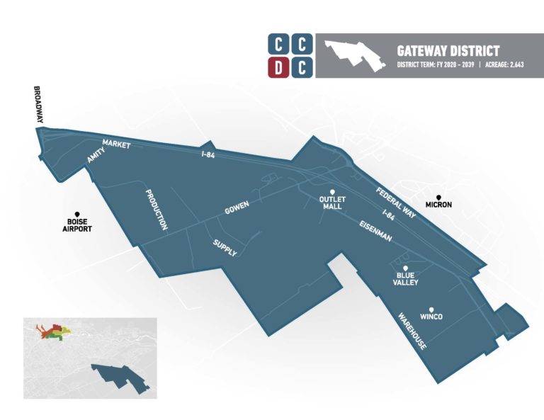 Shoreline & Gateway East District Projects Update - CCDC Boise